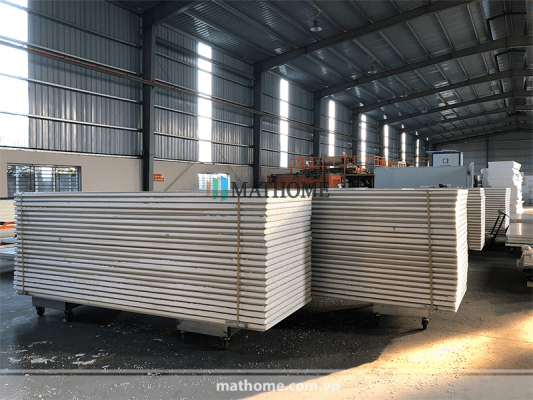 PANEL EPS CÁCH NHIỆT (PANEL EPS TÔN XỐP) - Mathome