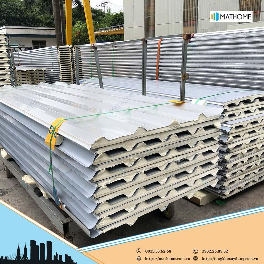 Panel EPS 50mm – Tôn 0.22mm Sản Xuất Tại Nhà Máy - Mathome