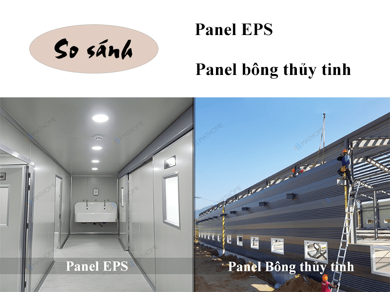 So Sánh Panel EPS Và Panel Bông Thủy Tinh - Mathome