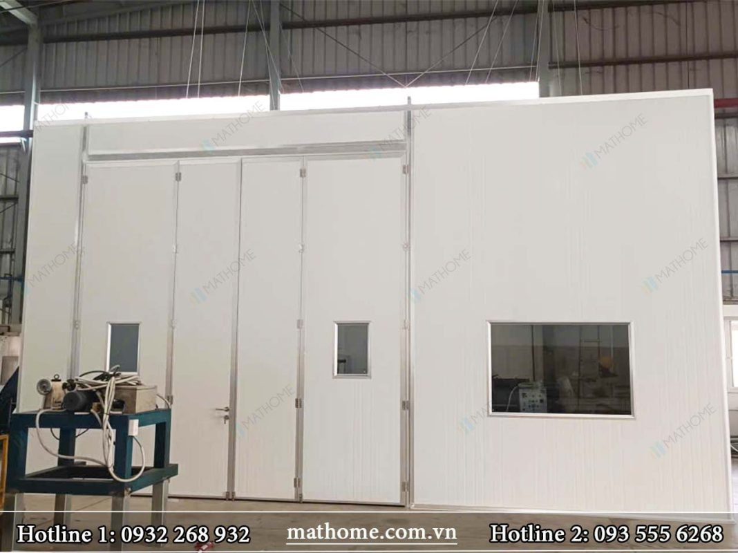 Lắp Đặt Phòng Sơn Bằng Panel Rockwool Tại Phường Thới Hòa - Mathome