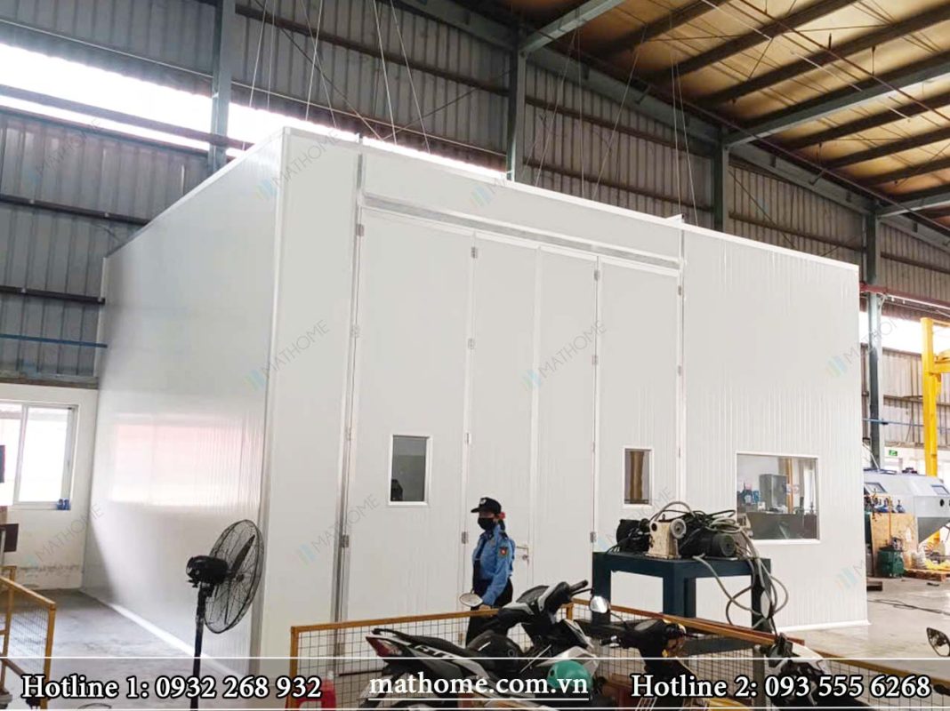 Lắp Đặt Phòng Sơn Bằng Panel Rockwool Tại Phường Thới Hòa - Mathome